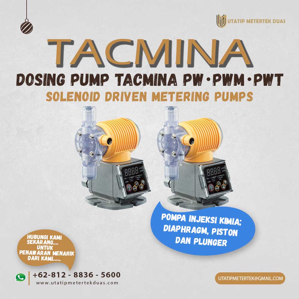 Tacmina Dosing Pump - Utatip Metertek Duas